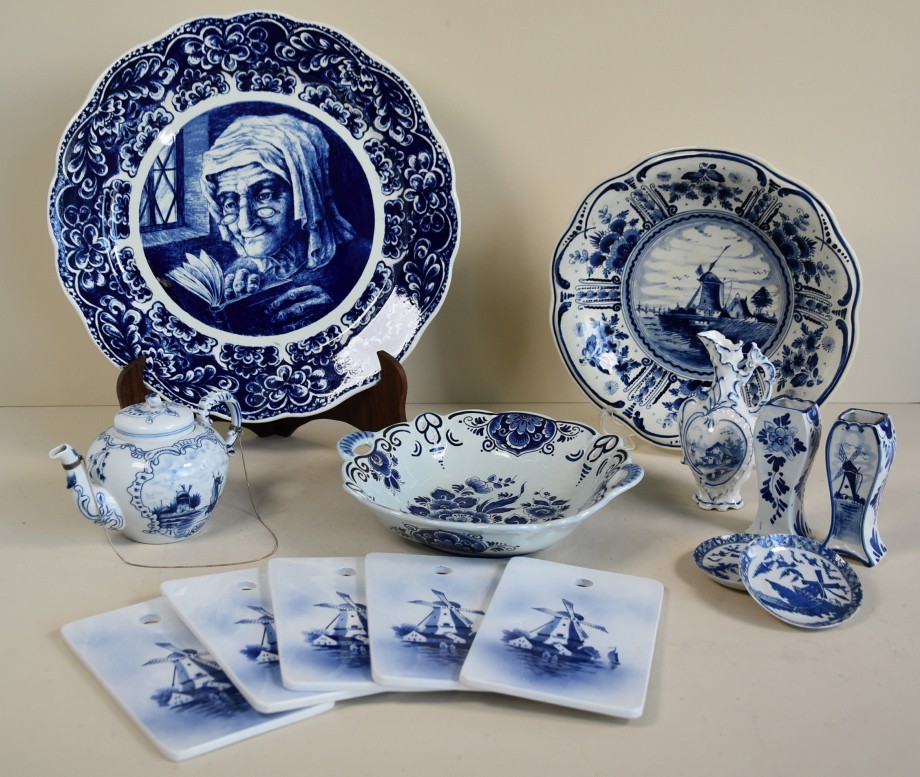 Verzameling "Delfts Blauw" - Veiling van mooie antiek en authentieke ...