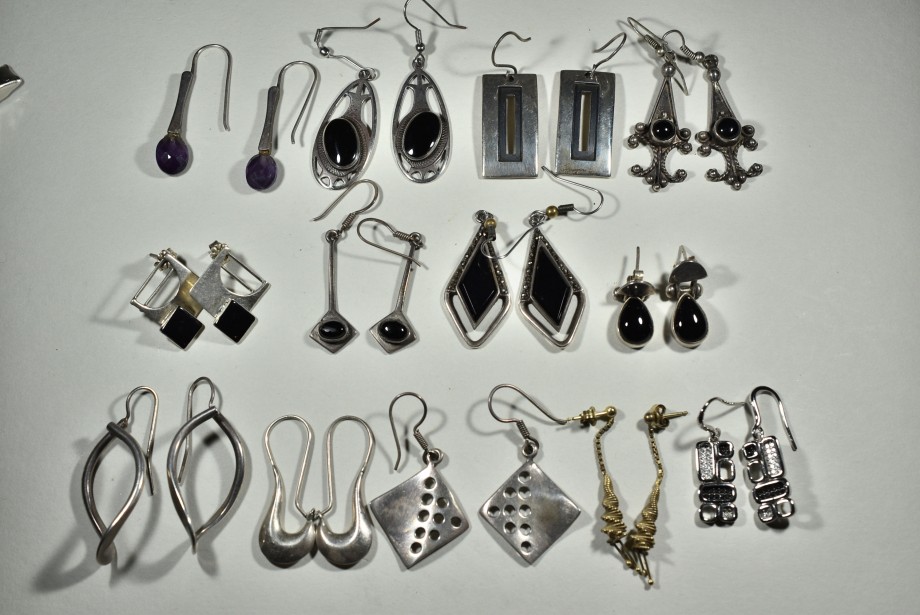 Sets zilveren oorhangers - Online veiling van sieraden en bijouterie ...