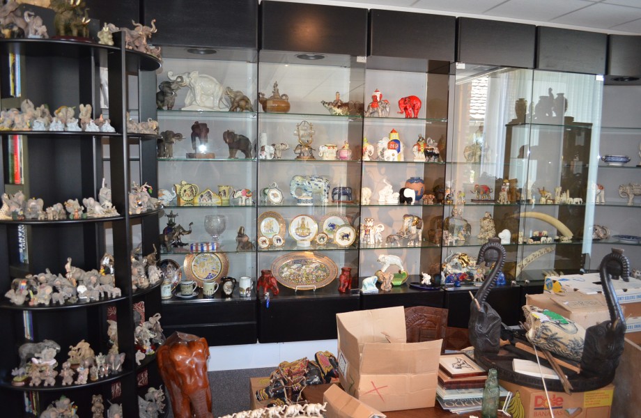 Slotveiling van verzameling olifanten en andere objecten - Online ...